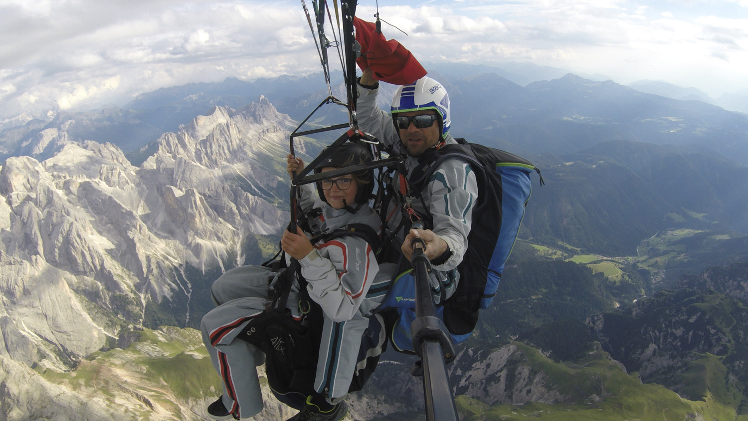 Paragliding in Südtirol | Tandemflug Dolomiten > Tandemfly Seiser Alm